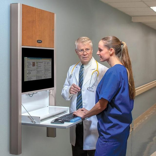 Wall Cabinet Workstations | Wall Mounts | Convergint IMS | Medical ...
