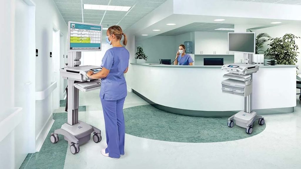 Workstations on Wheels (WOWs) and Their Benefits to Nurses | Convergint ...