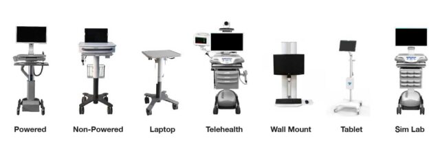 Types of Medical Workstations on Wheels